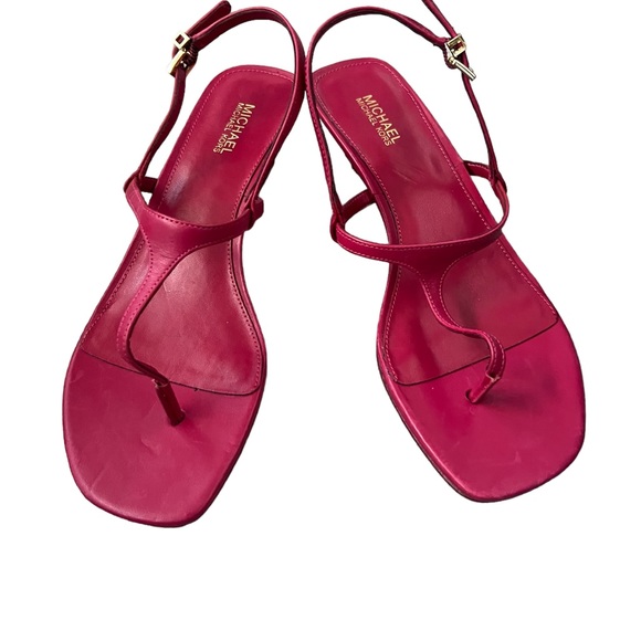 Michael Kors | Shoes | Michael Michael Kors Tasha T Strap Kitten Heels ...